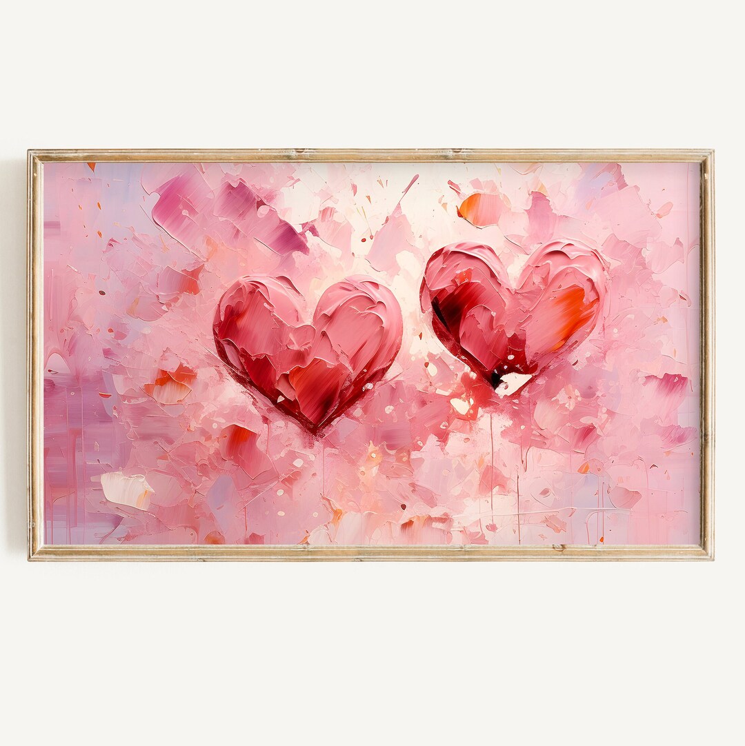 Valentine's Day Frame Tv Art | Valentine Hearts Frame Tv Art | Abstract ...