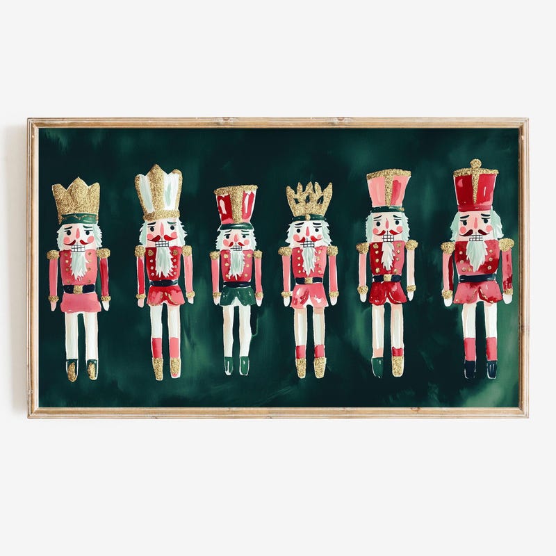 Vintage Christmas Ballet Tv Art - Etsy