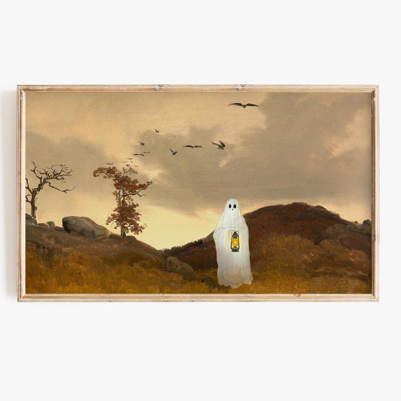 Halloween Frame Tv Art Bundle | Ghost Collection Set of 6 | Spooky ...
