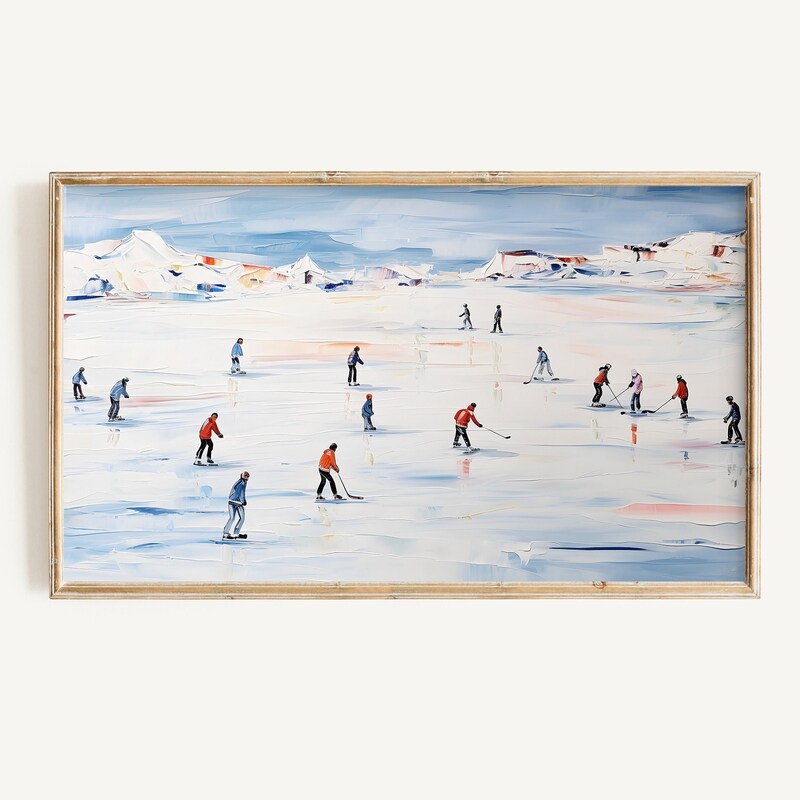 Ice Skating Art - Etsy