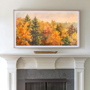 Frame TV Art Fall Digital Download Seasonal Autumn Landscape Painting ...