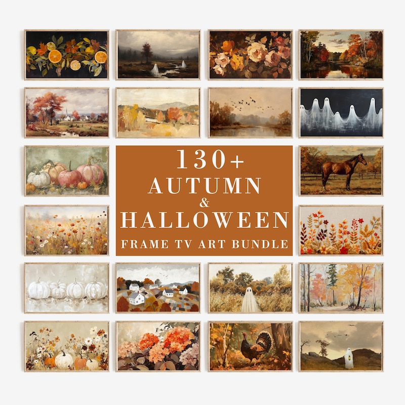 Fall Halloween Print Art - Etsy