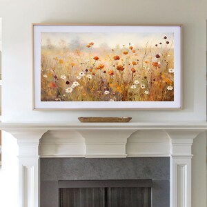 Autumn Wildflowers Frame Tv Art | Fall Art for Tv | Autumn Decor ...