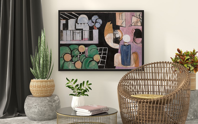 Henri Matisse the Moroccans Canvas - Etsy
