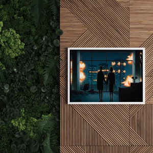 Fight Club Movie Art 160, Floating Frame, Wooden Frame Canvas or ...