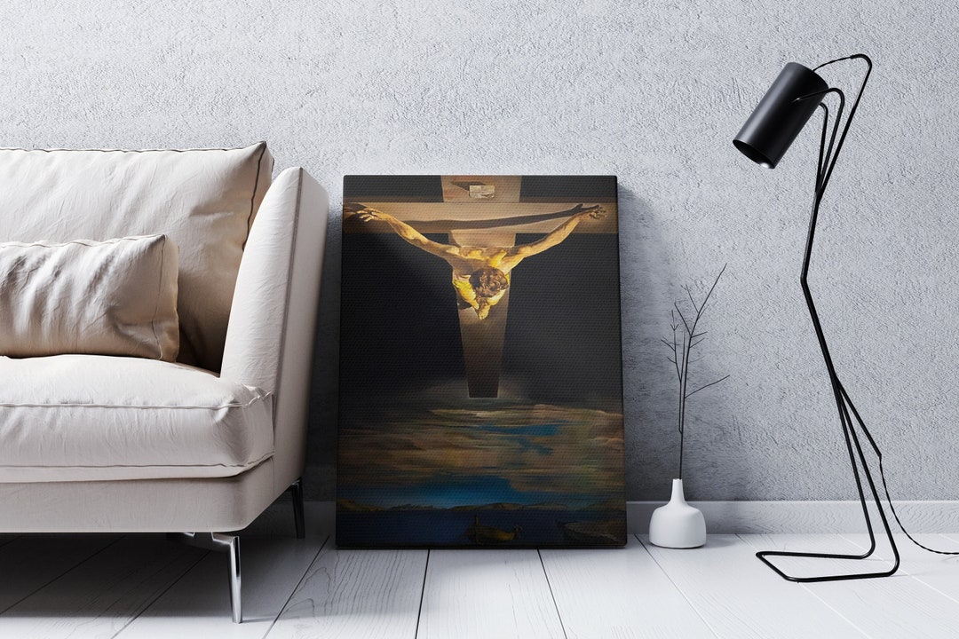 Christ of St John of the Cross by Salvador Dali Canvas Wall Art Print ...