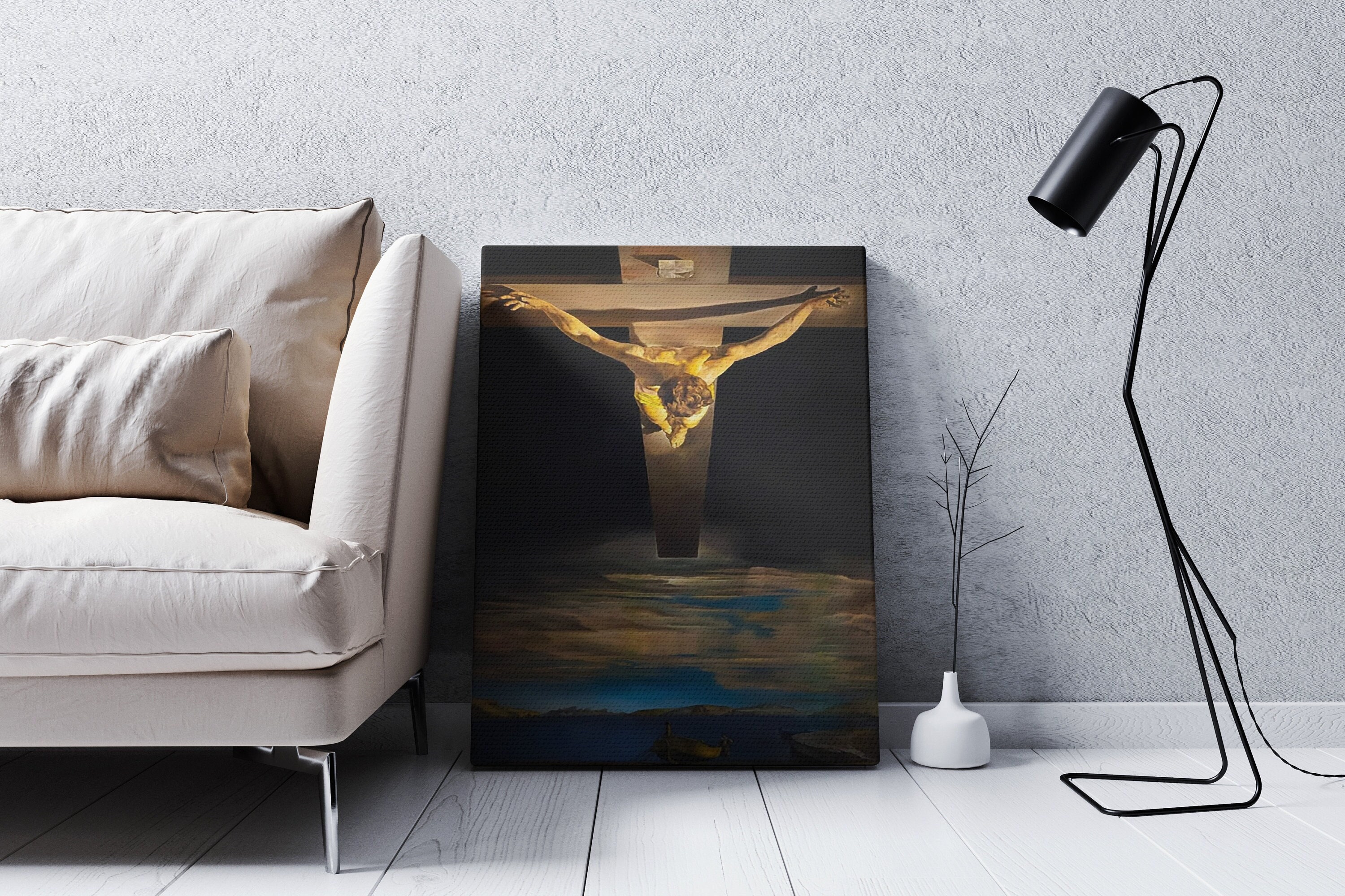 Christ of St John of the Cross by Salvador Dali Canvas Wall Art Print ...