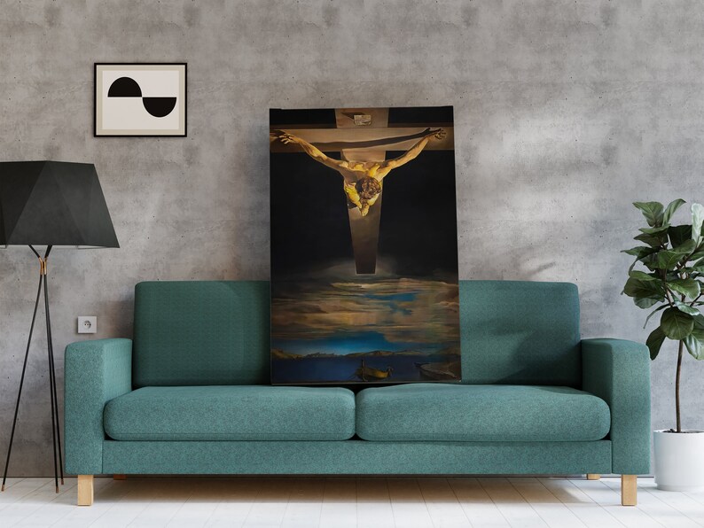Christ of St John of the Cross by Salvador Dali Canvas Wall Art Print ...