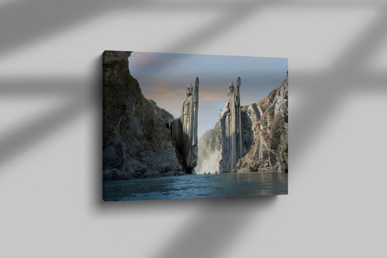Argonath Canvas Poster - Etsy