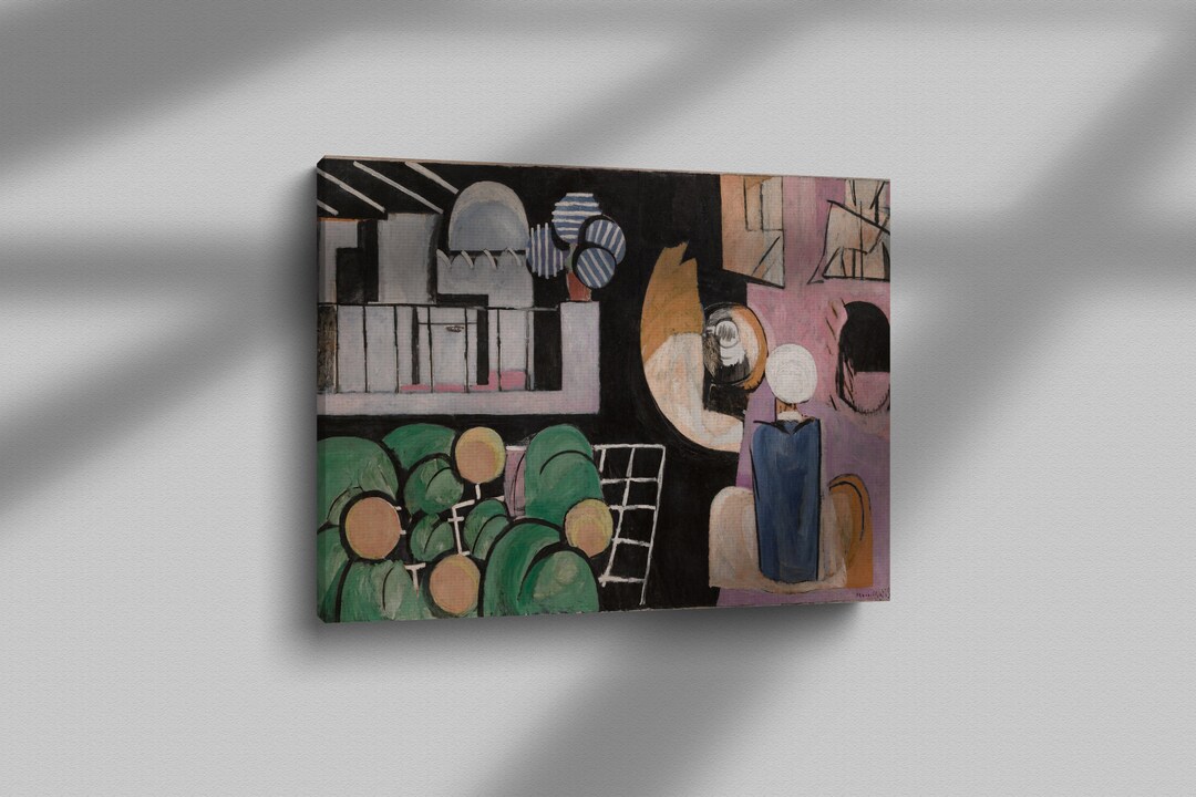 Henri Matisse the Moroccans Canvas - Etsy