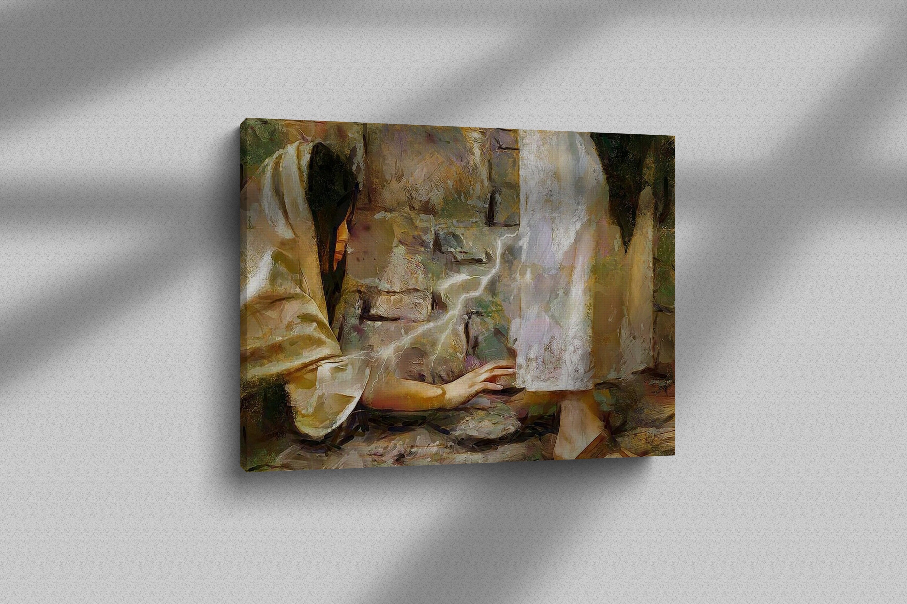 Touching the Hem of Jesus’s Garment Poster Canvas - Etsy