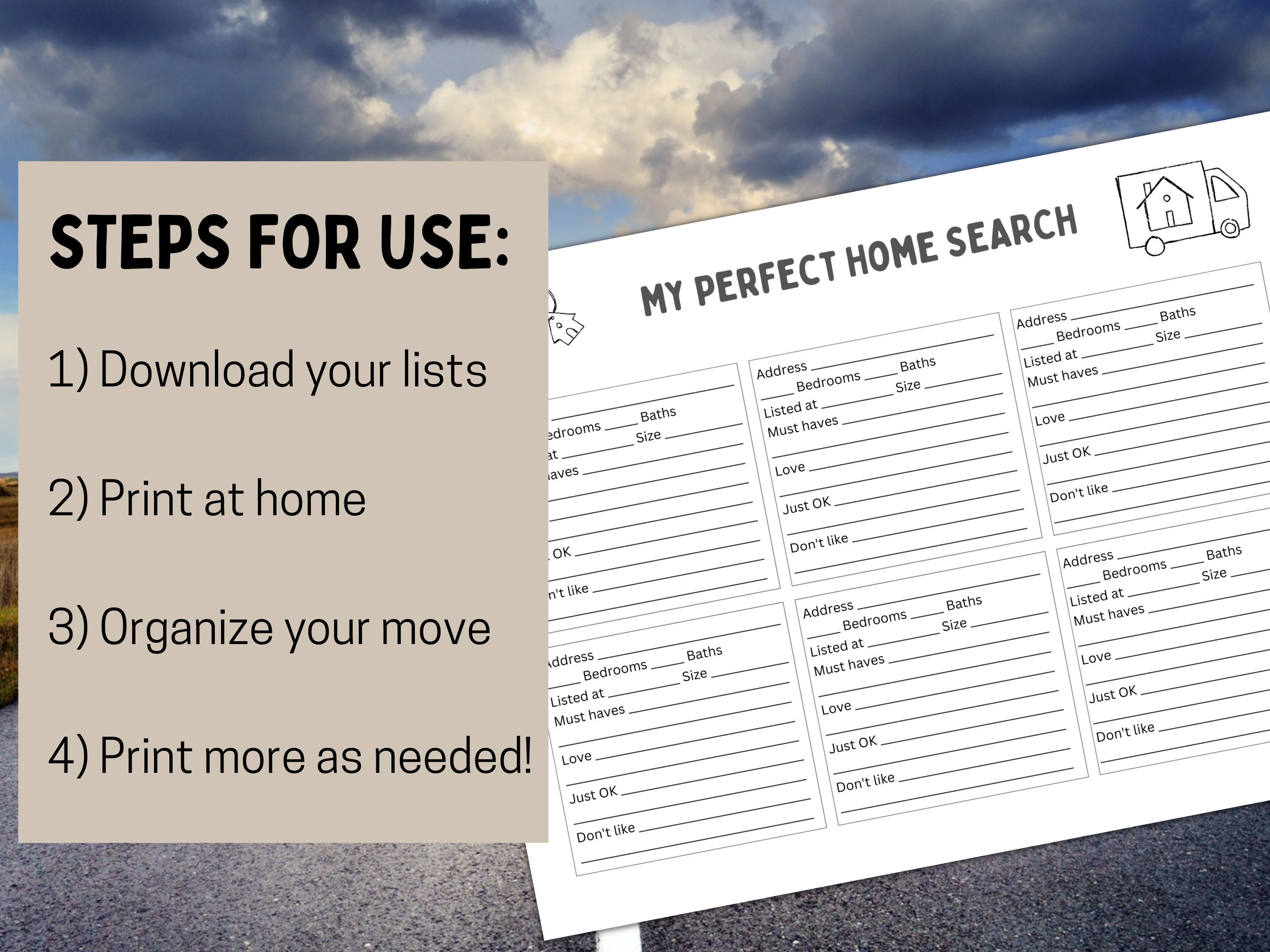 Simple Moving Checklist Bundle | Digital Download | Printable - Etsy