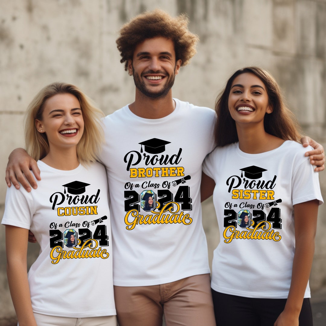 Custom Photo Graduation Shirts, Personalized Name Graduation Shirt ...