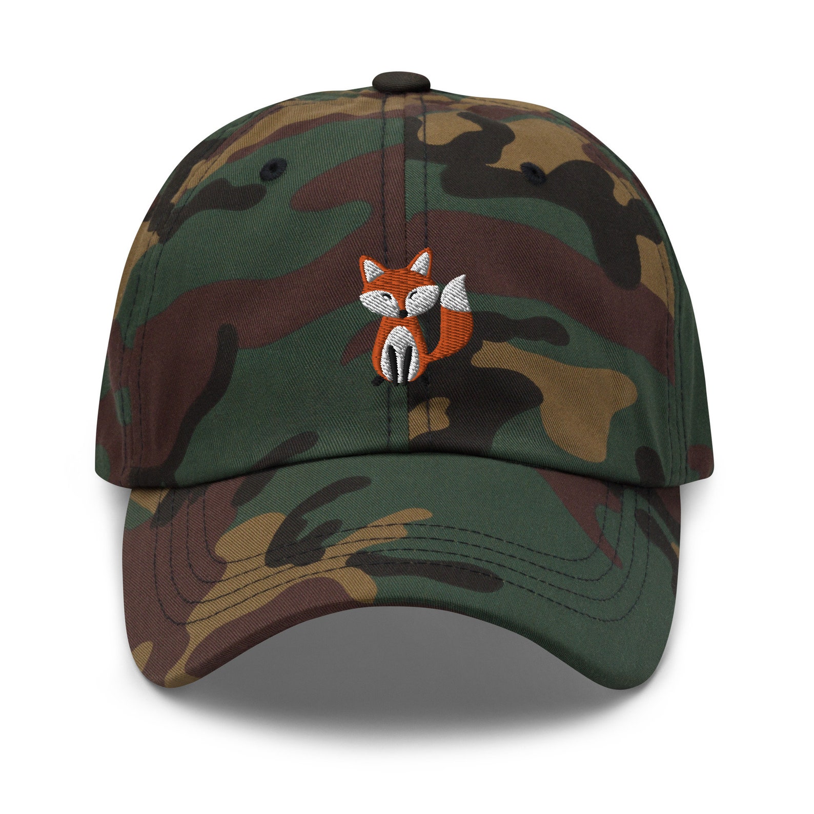 Embroidered Fox Baseball Cap, Adorable Fox Dad Hat, Animal Lover Hat - Etsy