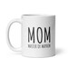 Mom Dad Matching Mugs, Acronym Mug, Master of Mayhem MOM, Does as ...