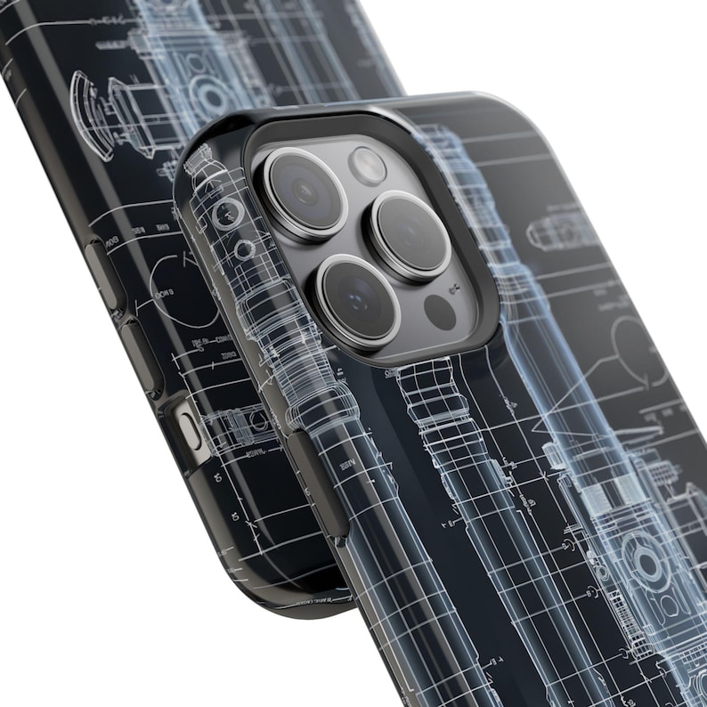 Star Wars Lightsaber Blueprint Magsafe Tough Case - Apple iPhone - Etsy