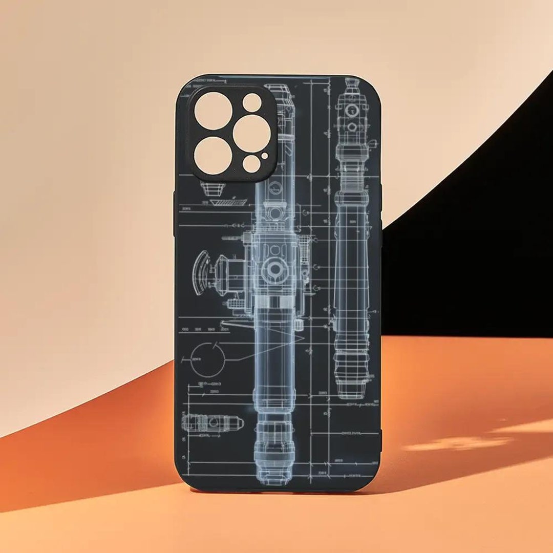 Galactic Blueprint: Lightsaber Mastery Phone Case - Star Wars Inspired ...