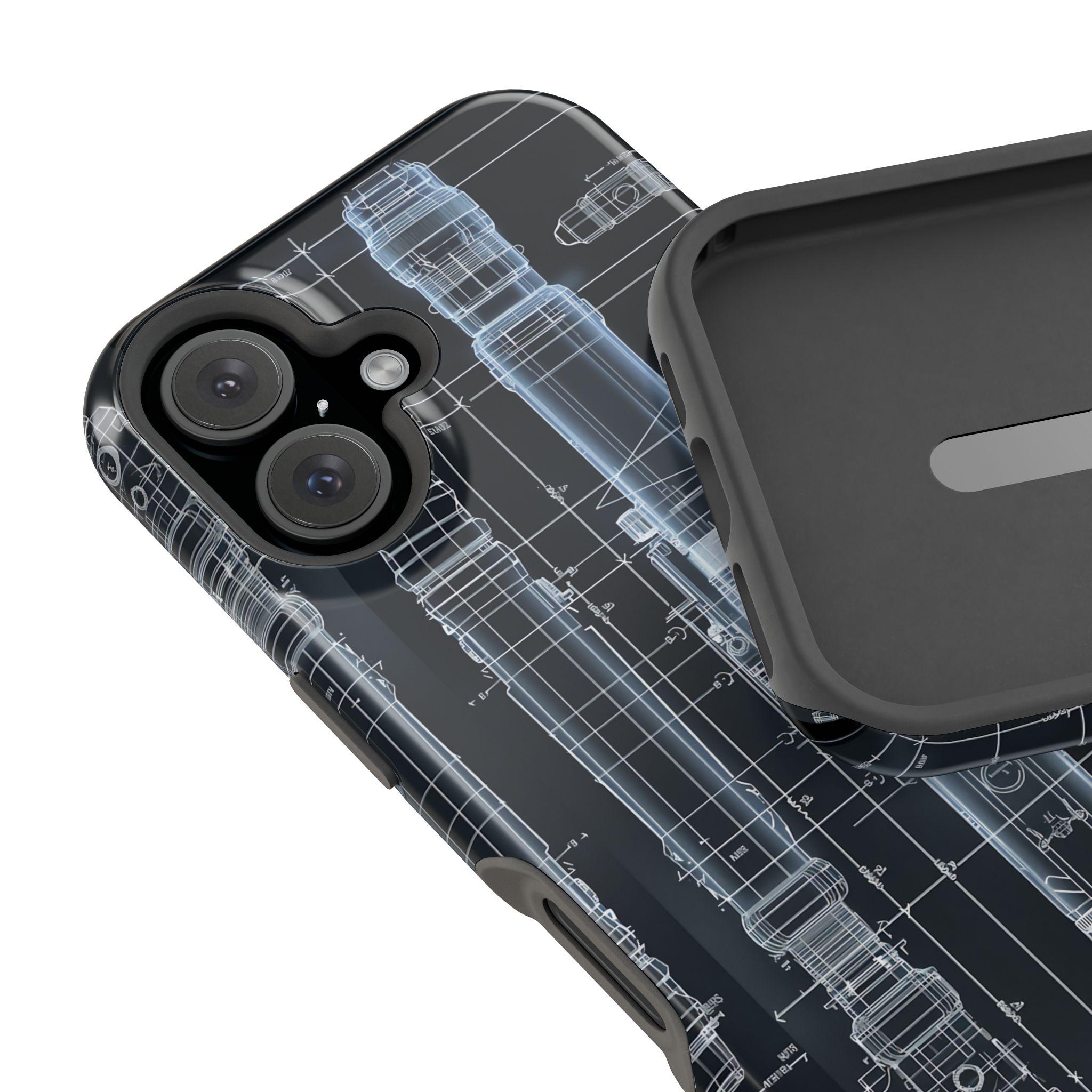 Star Wars Lightsaber Blueprint Magsafe Tough Case - Apple iPhone - Etsy