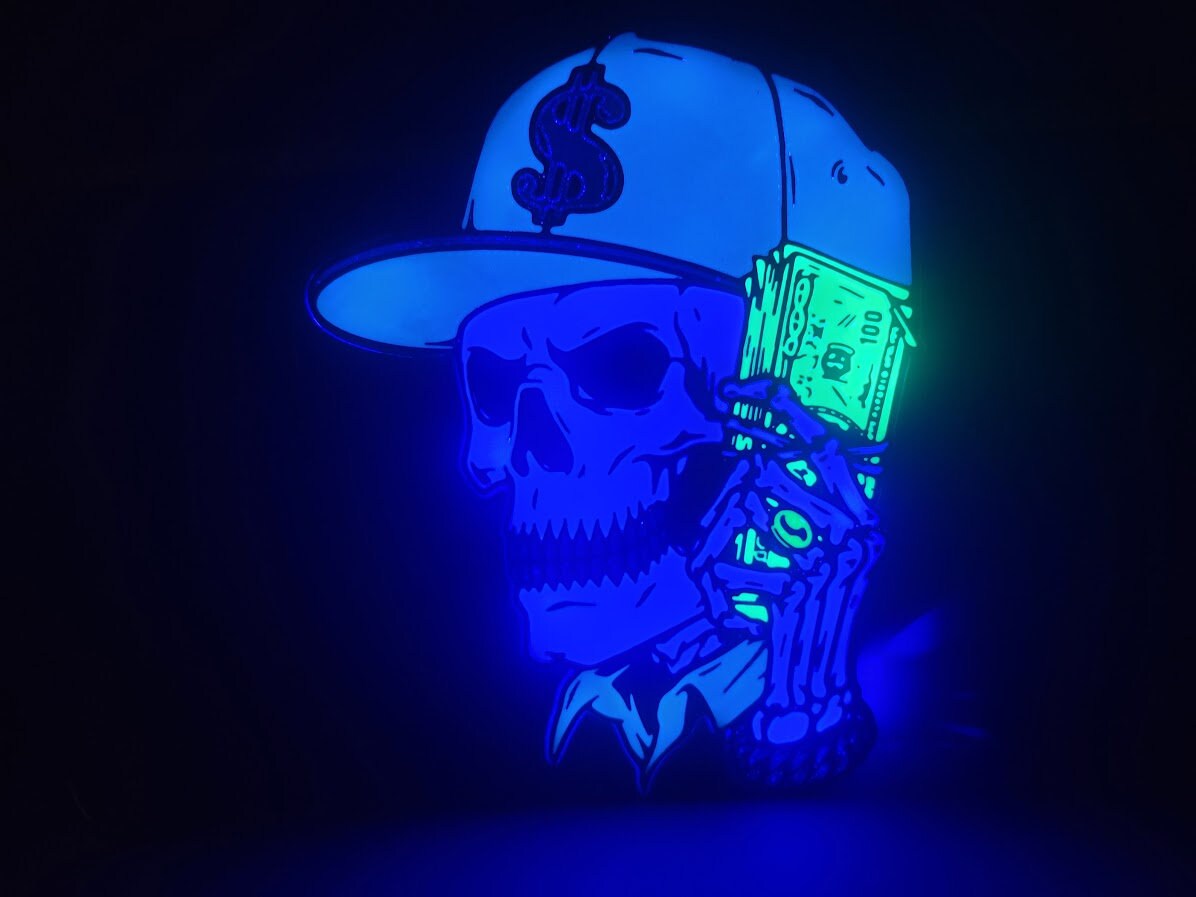 Skull Money Talks Skeleton Dude.. - Etsy