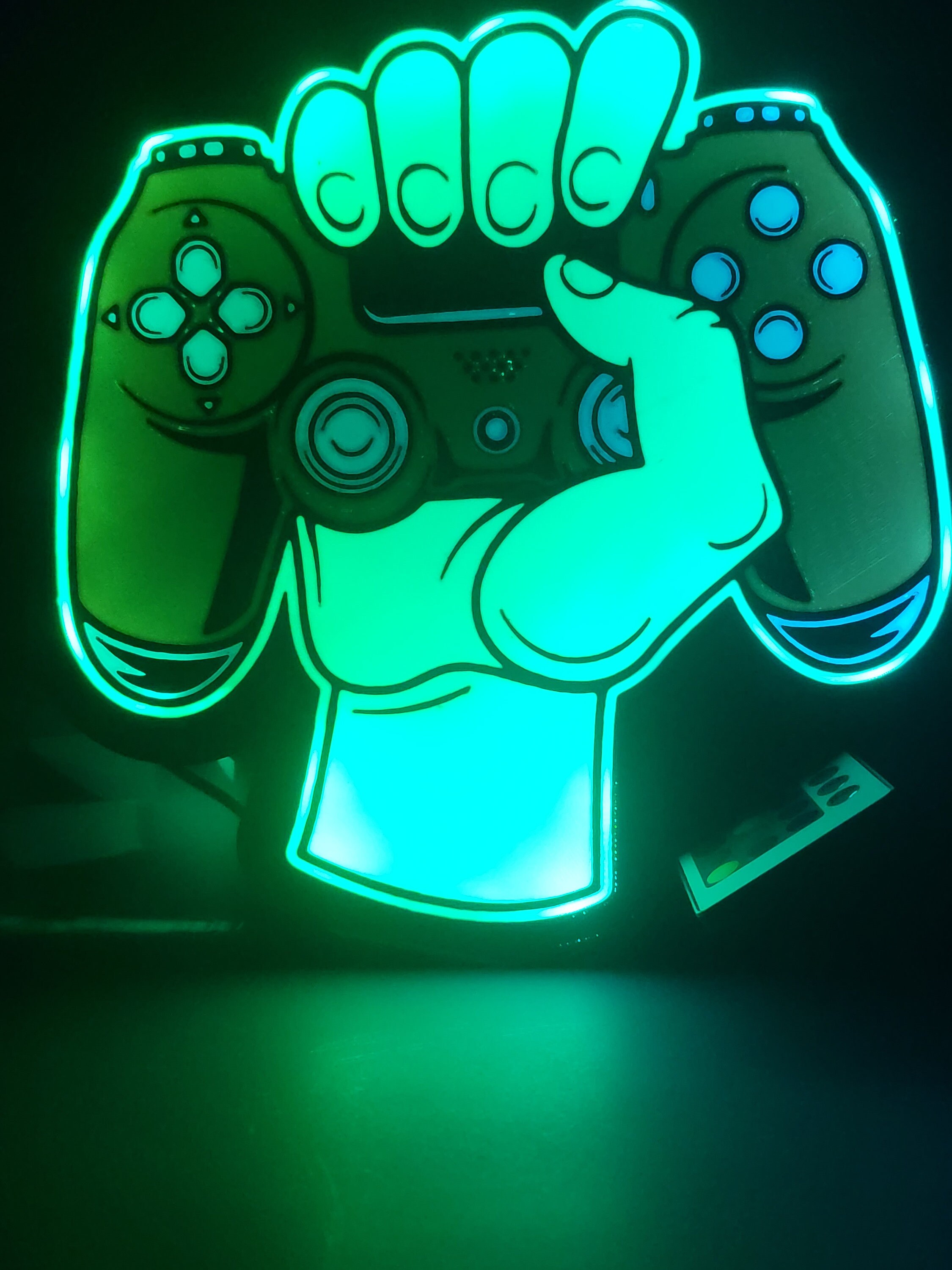 Gamer Led Light With Remote - Etsy