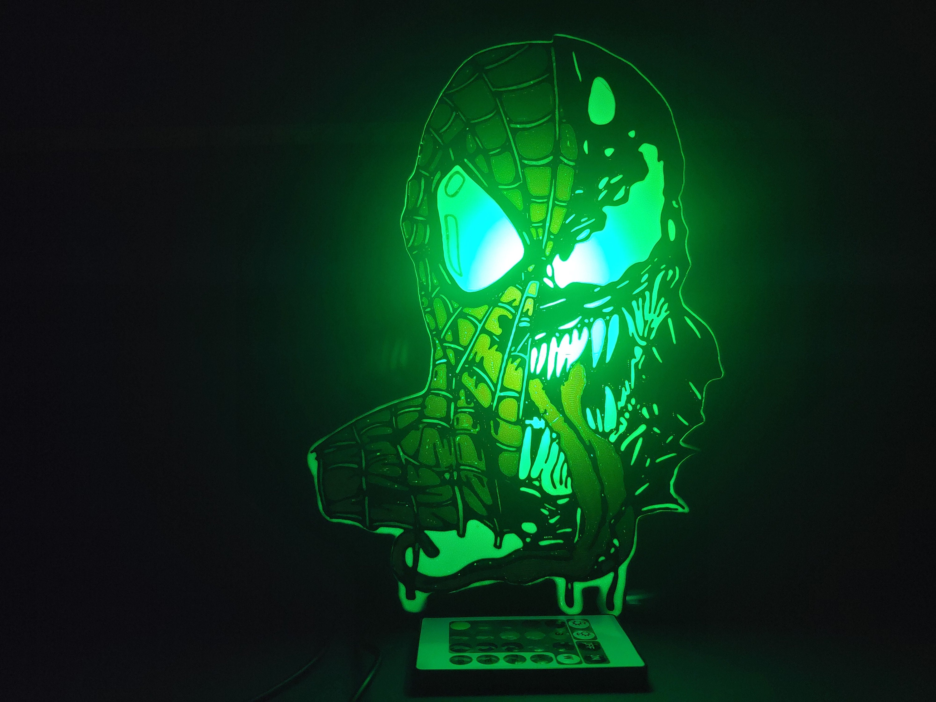 Spider Man Venom Light With Remote - Etsy