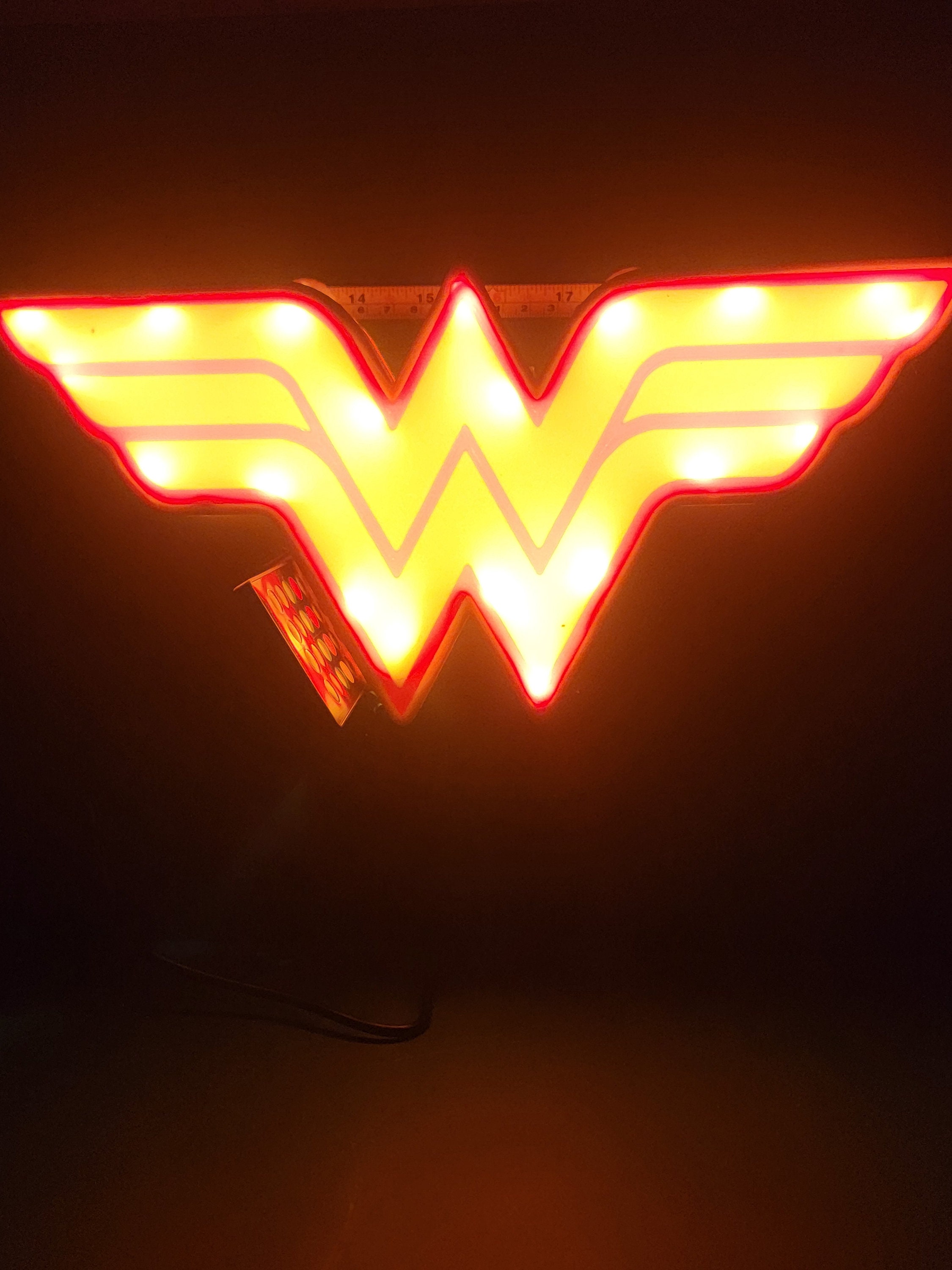 Wonder Woman Led Light With Remote - Etsy