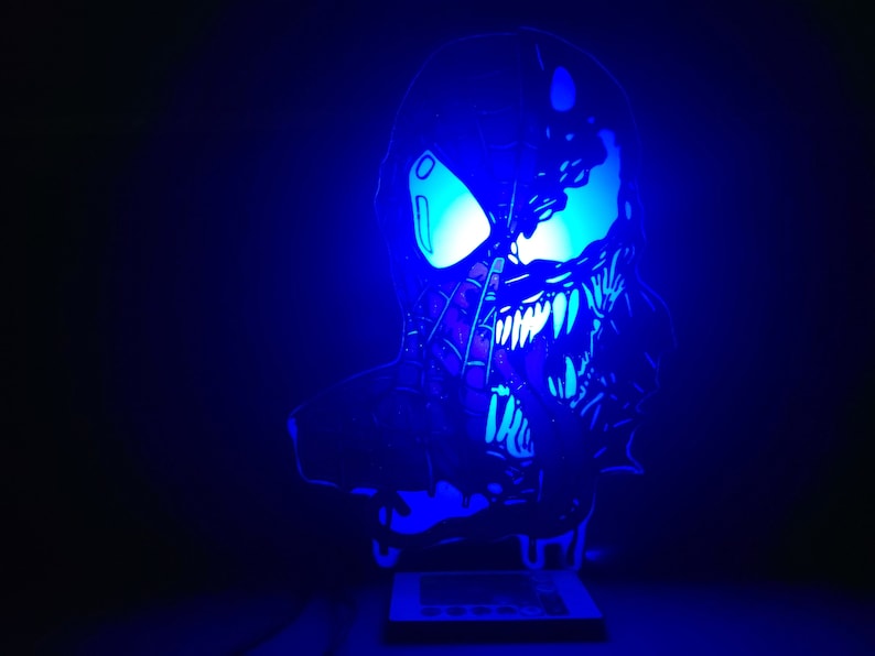 Spider Man Venom Light With Remote - Etsy