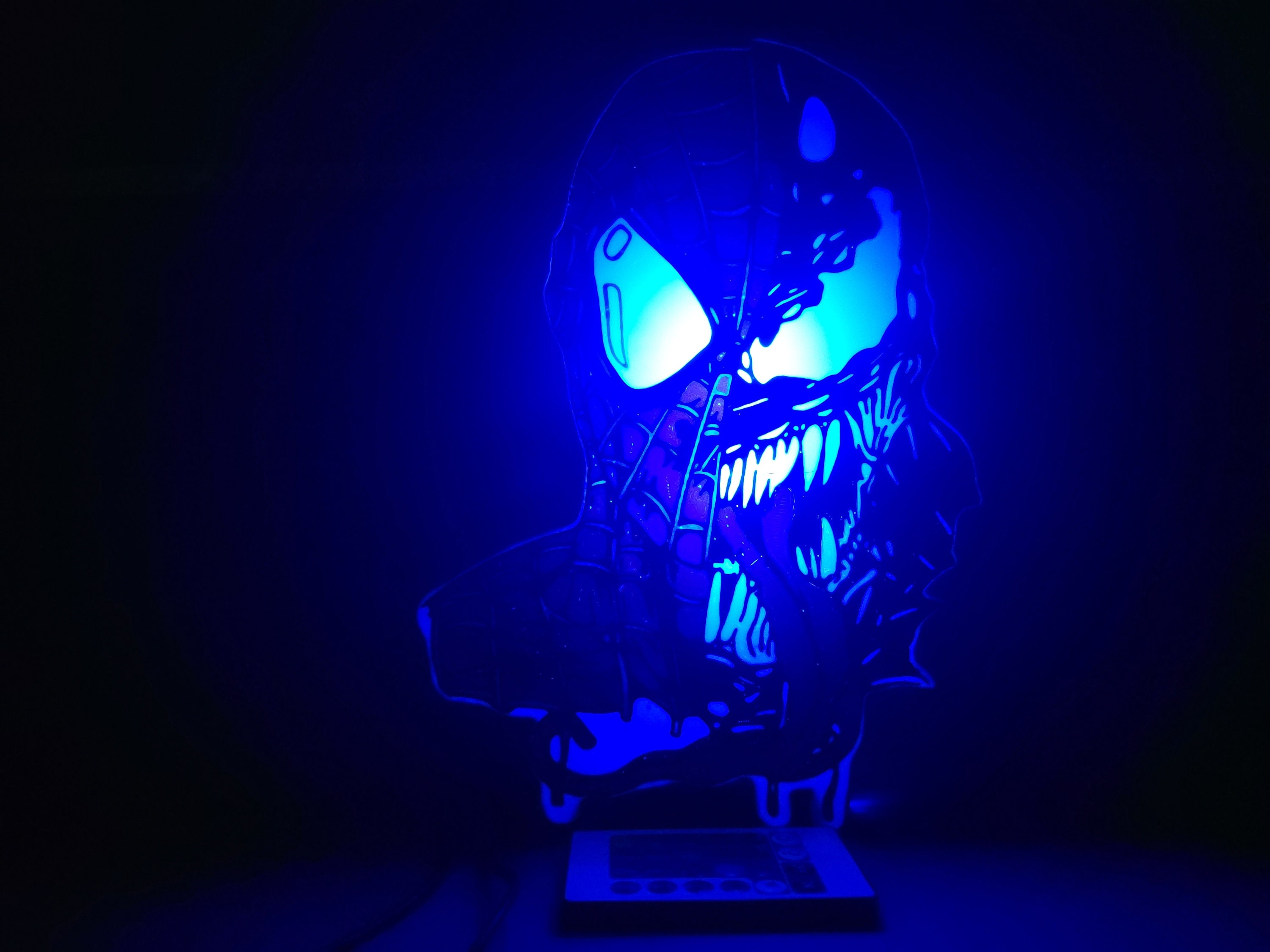 Spider Man Venom Light With Remote - Etsy