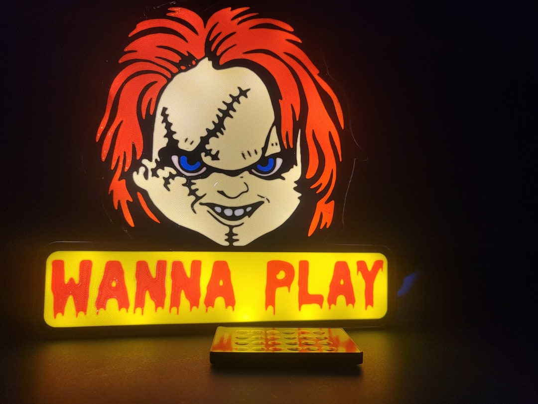Chucky L.E.D R.G.B., Light With Remote Control - Etsy