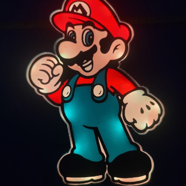 Mario Light - Etsy