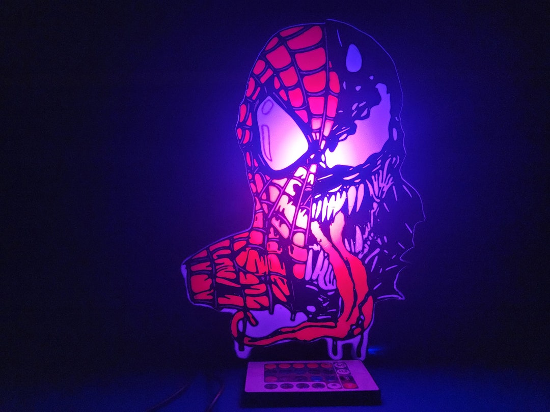 Spider Man Venom Light With Remote - Etsy