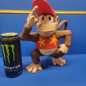Diddy Kong Figure - Etsy