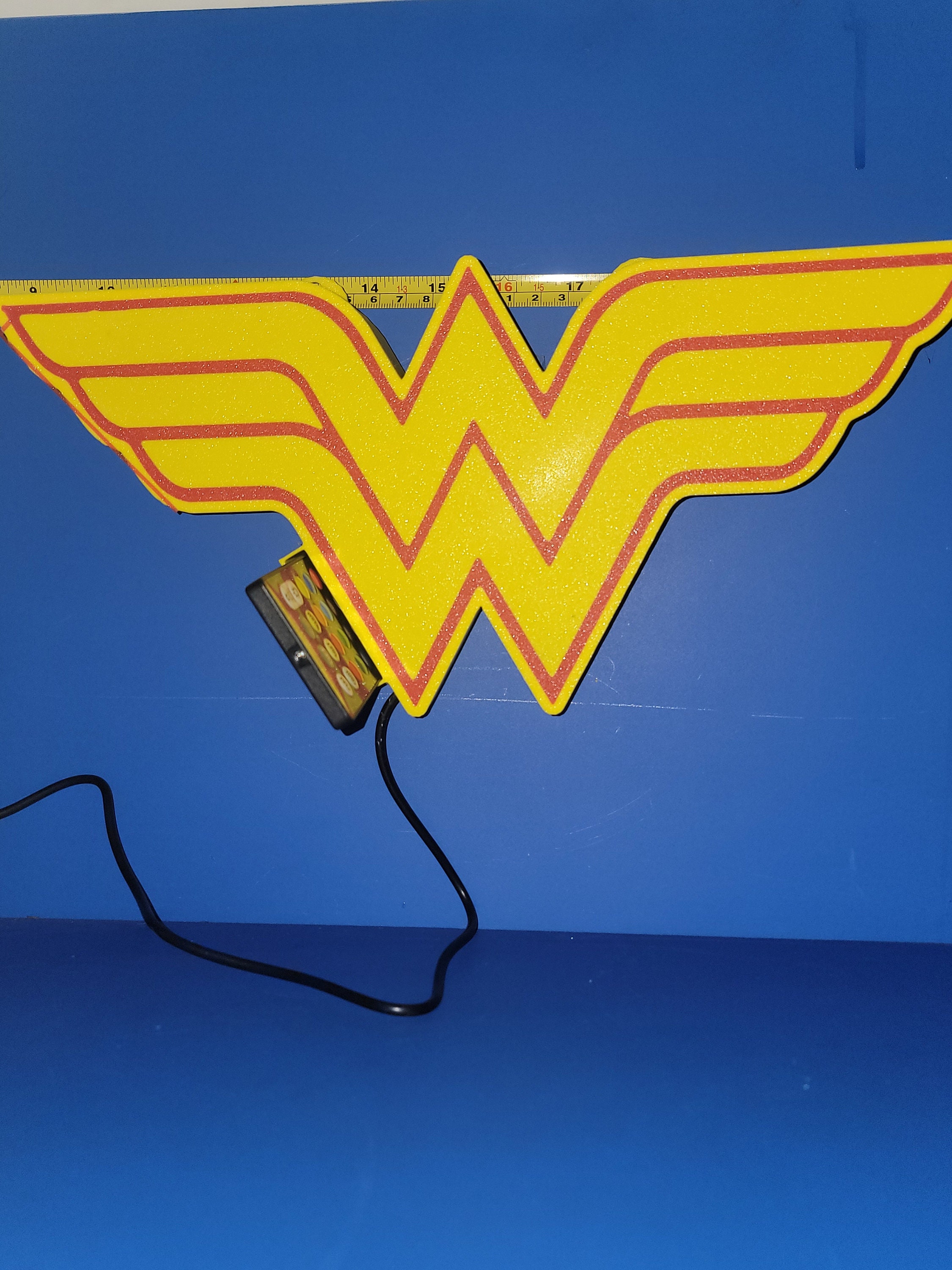 Wonder Woman Led Light With Remote - Etsy