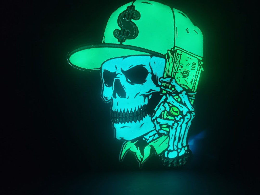 Skull Money Talks Skeleton Dude.. - Etsy