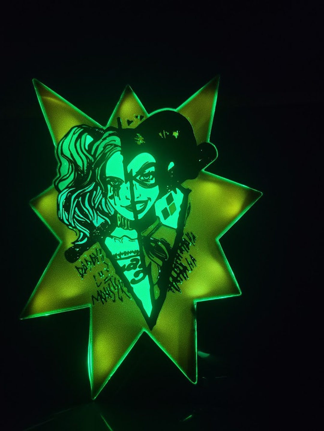 Harley Quinn L.E.D R.G.B., Light With Remote Control. - Etsy