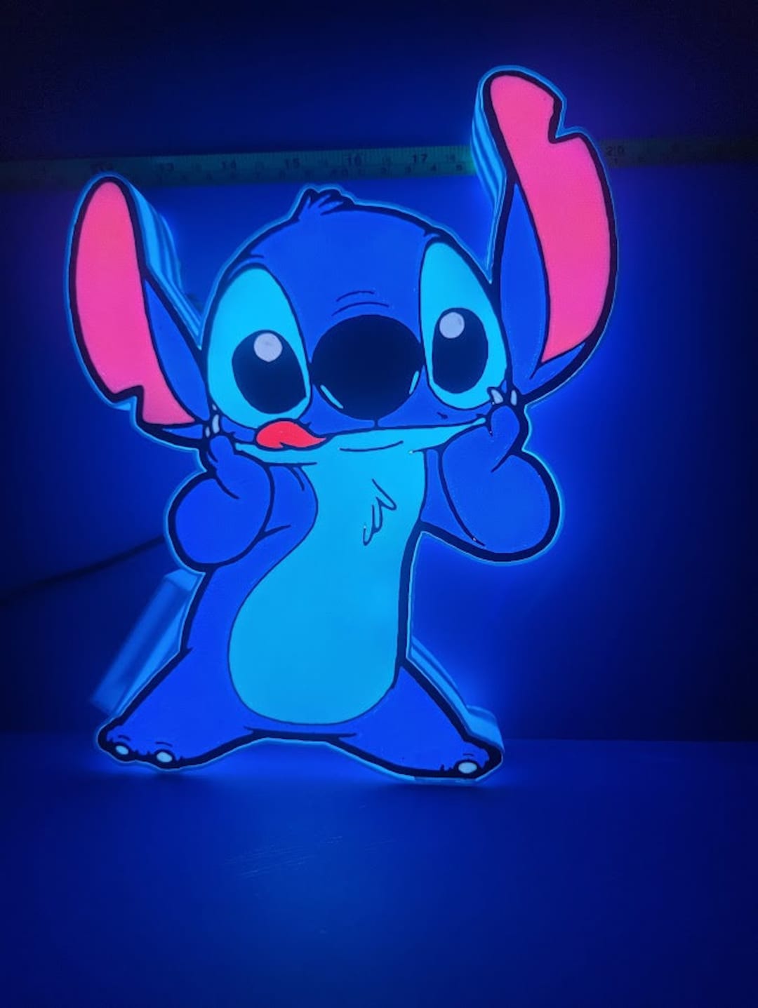 Stitch L.E.D R.G.B., Light With Remote Control. - Etsy