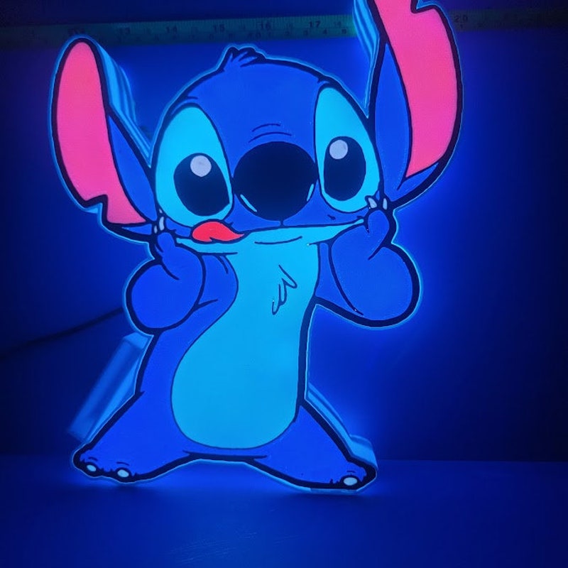 Stitch Night Light - Etsy