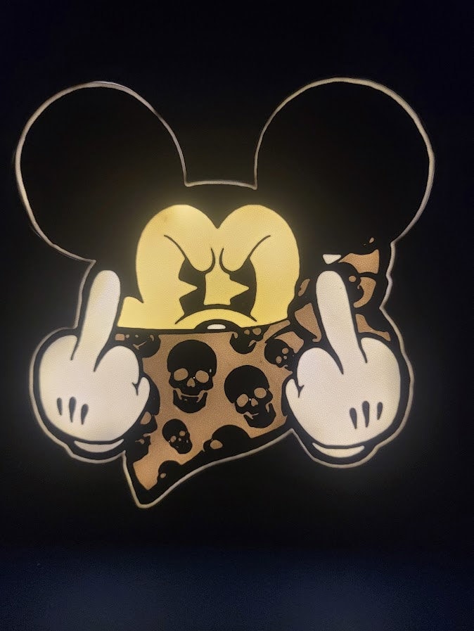 Mickey Mouse/mean Mickey Mouse/ - Etsy