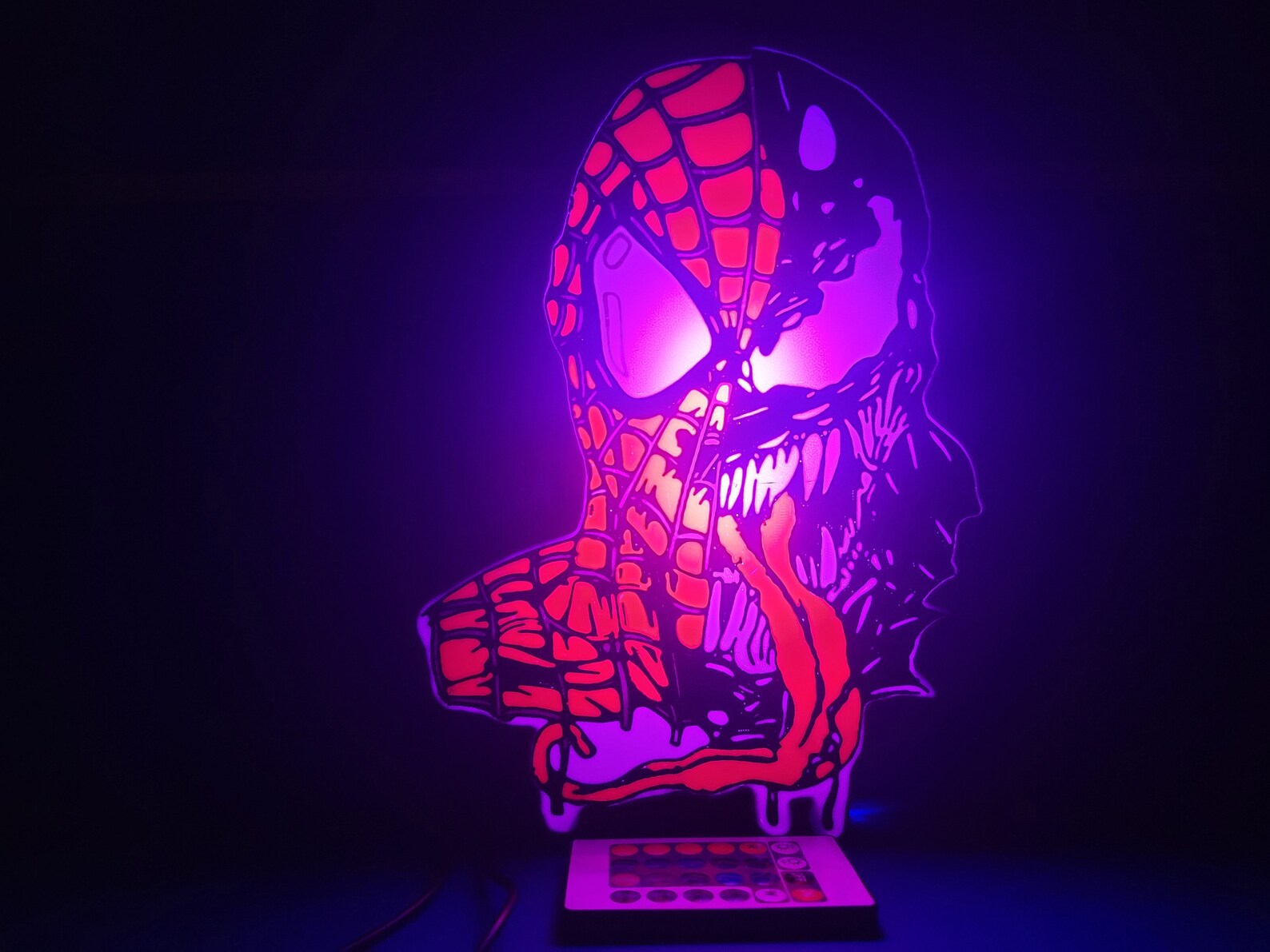 Spider Man Venom Light With Remote - Etsy