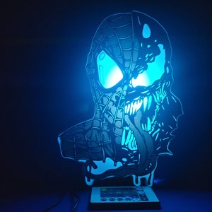 Spider Man Venom Light With Remote - Etsy