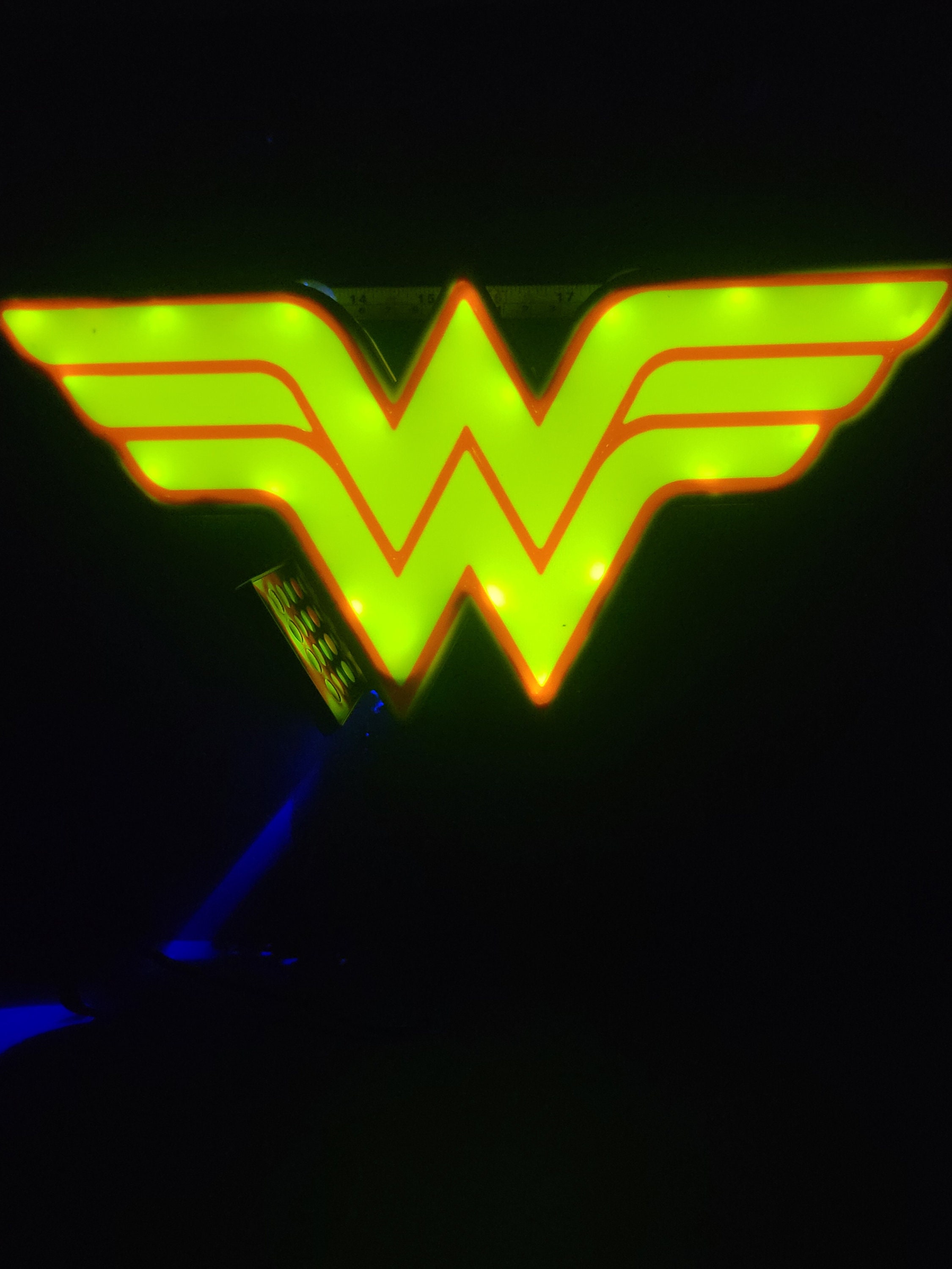 Wonder Woman Led Light With Remote - Etsy