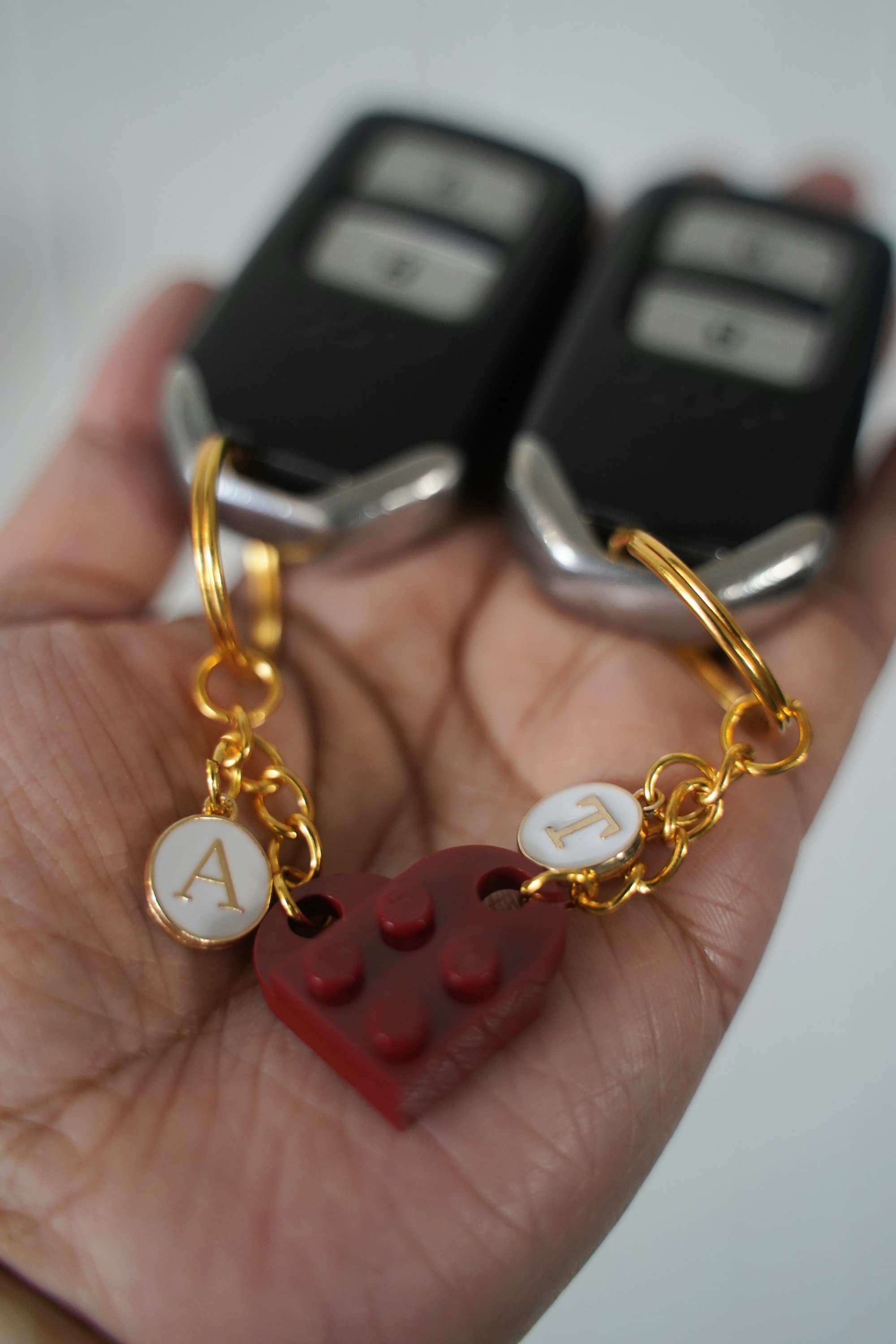 Lego Heart Keychain Set / Made With Genuine LEGO® / Matching - Etsy ...