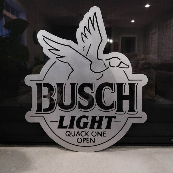 Neon Busch Light Duck Sign - Etsy
