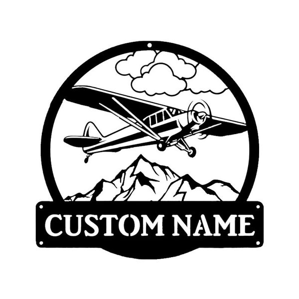 Airplane Monogram - Etsy
