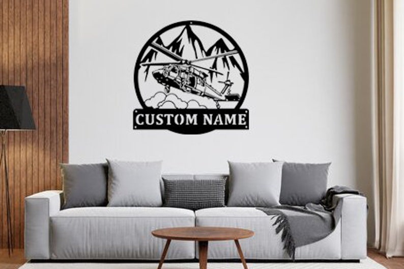 Blackhawk Helicopter Monogram, Pilot Gifts, Personalized Aviation Signs ...