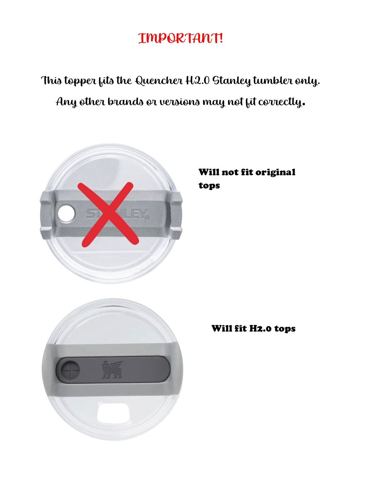 Stanley Toppers 20 30 40oz. Stanley 2.0 Topper. Mom Topper for Stanley ...