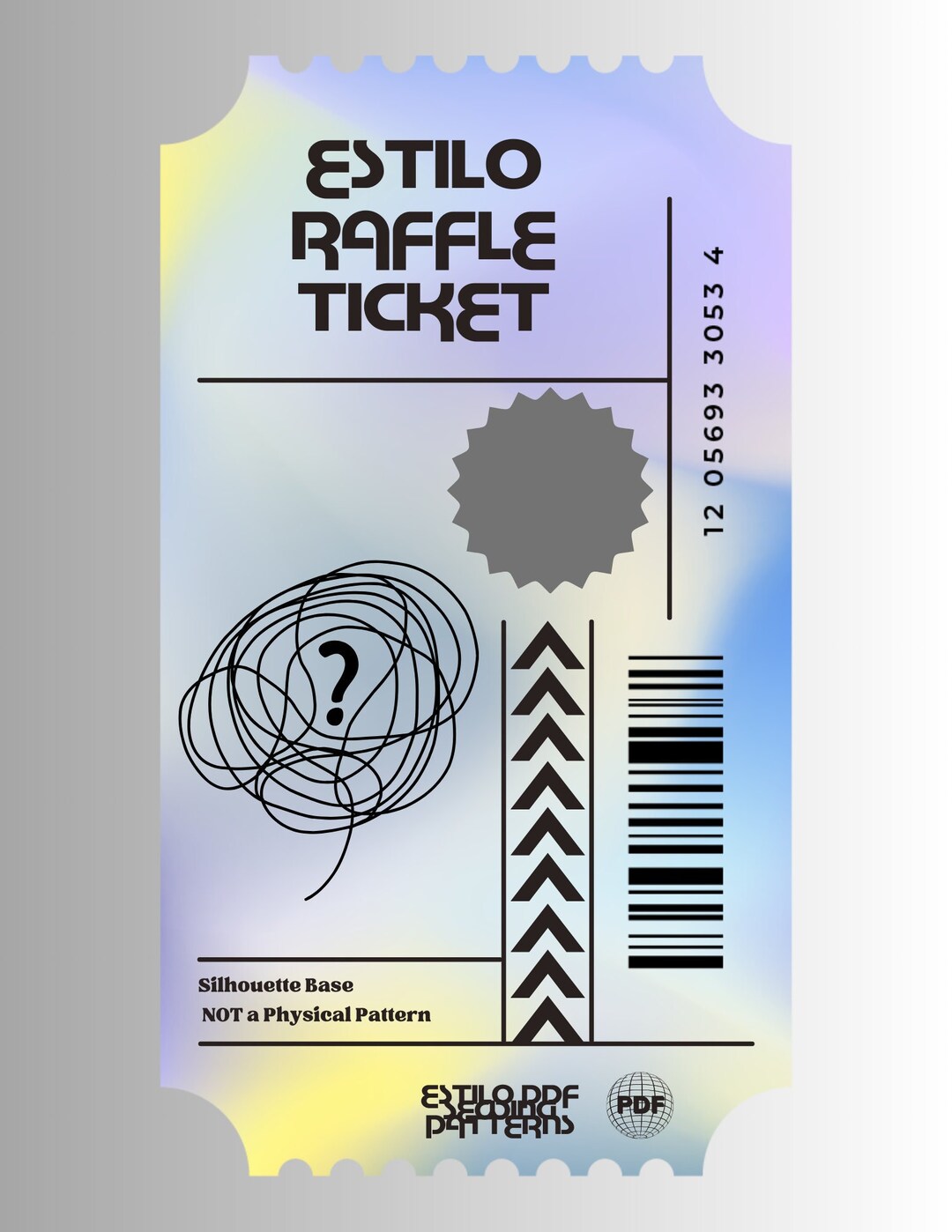 Mystery Raffle Gown/dress PDF Sewing Pattern Gray Tic - Etsy