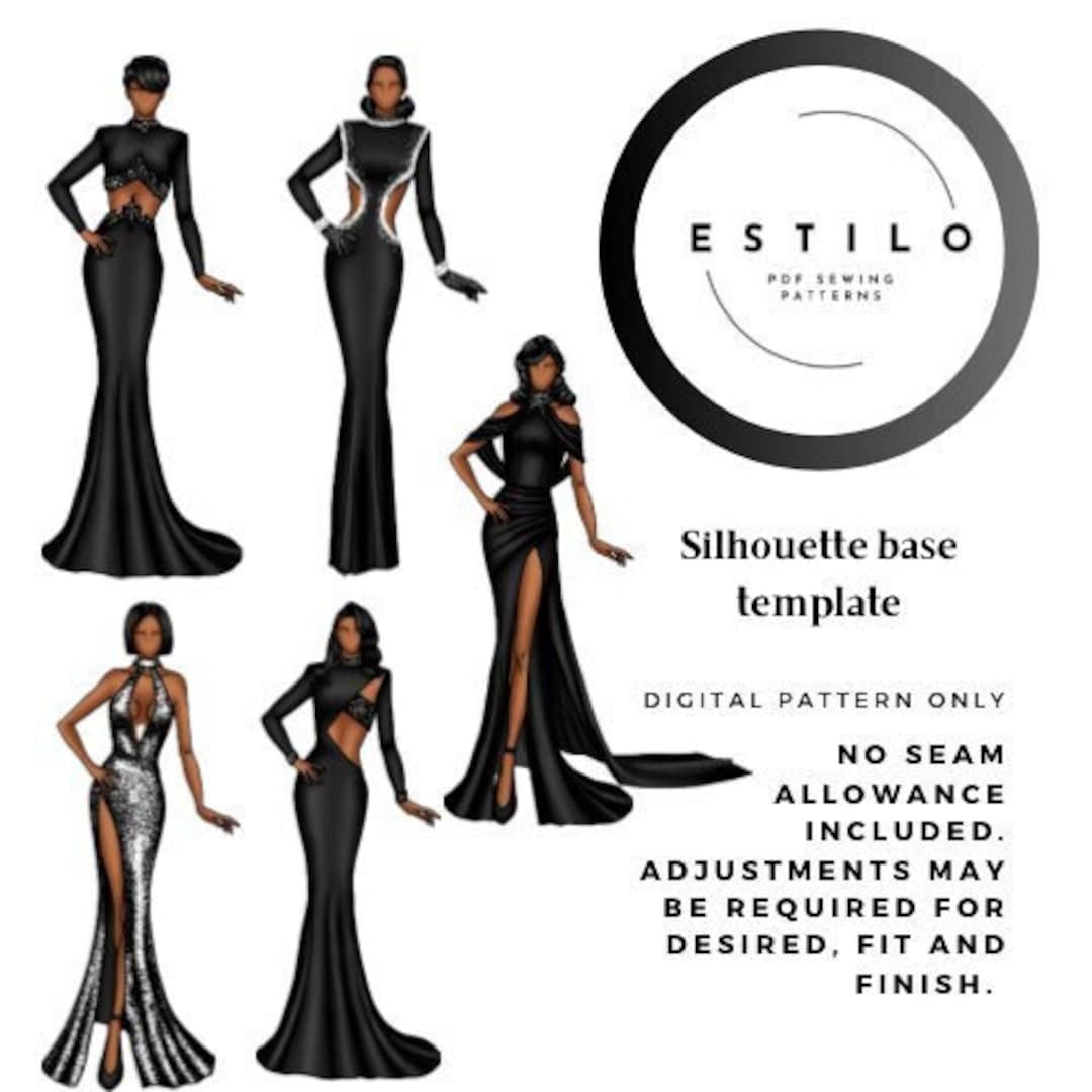 Pattern Bundle 5 PDF Sewing Patterns NO Sewing Instructions Included - Etsy