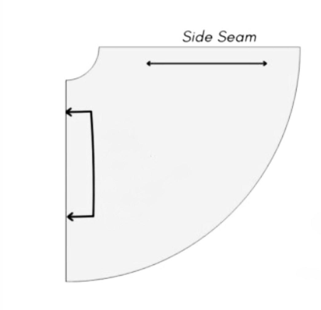Open Front Overskirt With Train PDF Sewing Pattern | NO Sewing ...