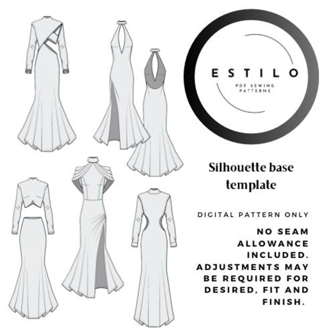 Pattern Bundle 5 PDF Sewing Patterns | NO Sewing Instructions Included ...